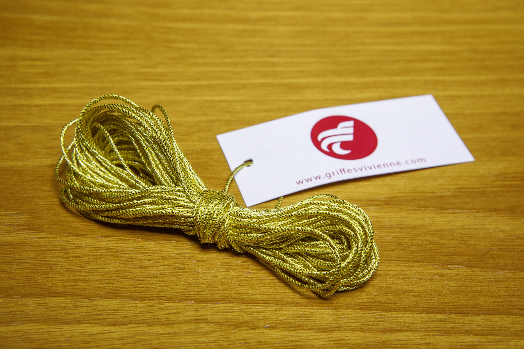 Cordon pour votre hang-tag ou etiquette carton - Griffes Vivienne